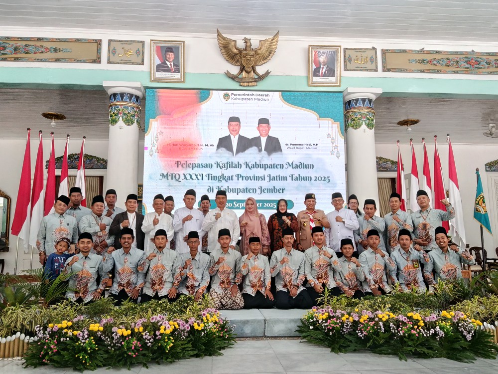 Bupati Madiun Lepas Kafilah MTQ XXXI ke Jember, Janjikan Reward untuk Juara Pertama - Neumedia.id
